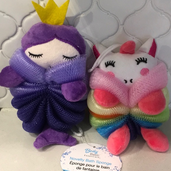 Other | Mermaid And Unicorn Bath Sponge Set | Poshmark